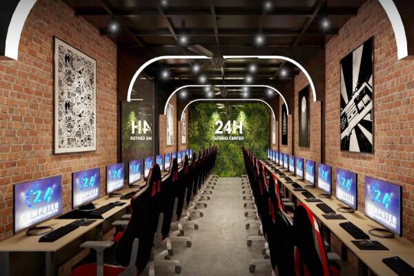 Dịch Vụ Thiết Kế Thi Công Phòng Game, Net - 24h Computer